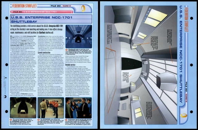 SHUTTLEBAY - USS Enterprise NCC-1701 - Star Trek Fact File Page £1.49 ...