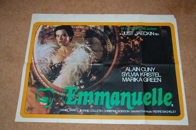 SYLVIA KRISTEL IN EMMANUELLE (1974) - ORIG. UK QUAD POSTER £20.00 ...