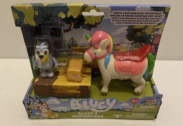 BLUEY’S UNIPONY RIDE Playset Bluey and Pony £15.99 - PicClick UK