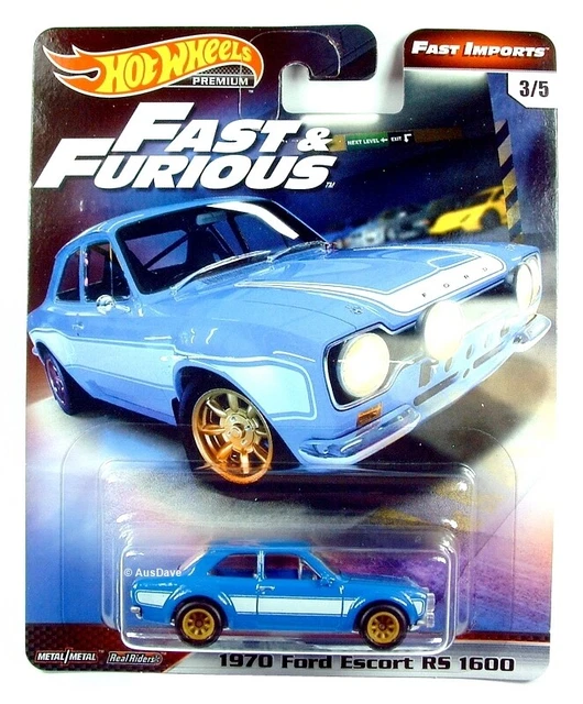 HOT WHEELS FAST & FURIOUS / 1970 Ford Escort RS 1600 (Blue) / FAST ...