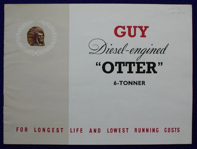 GUY DIESEL ENGINED Otter 6 Ton Truck Lorry Chassis Specification ...