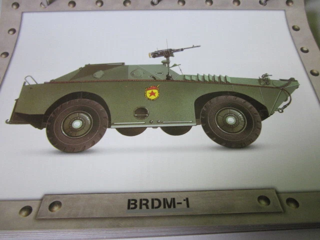 RADPANZER TYPENBLATT BRDM 1 UDSSR 1957 Spähpanzer EUR 4,90 - PicClick DE