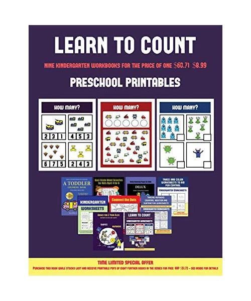 PRESCHOOL PRINTABLES (LEARN to Count for Preschoolers): A Full-Color ...