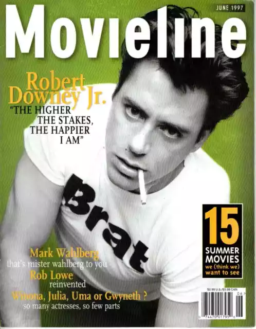 MAGAZINE - Movieline (US) Robert Downey Jr. - June 1997 £6.77 - PicClick UK