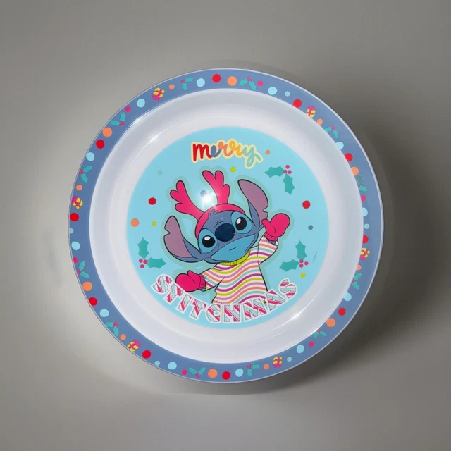 DISNEY LILO & Stitch Merry Stitchmas Dinner Plate NEW Stitch Christmas ...