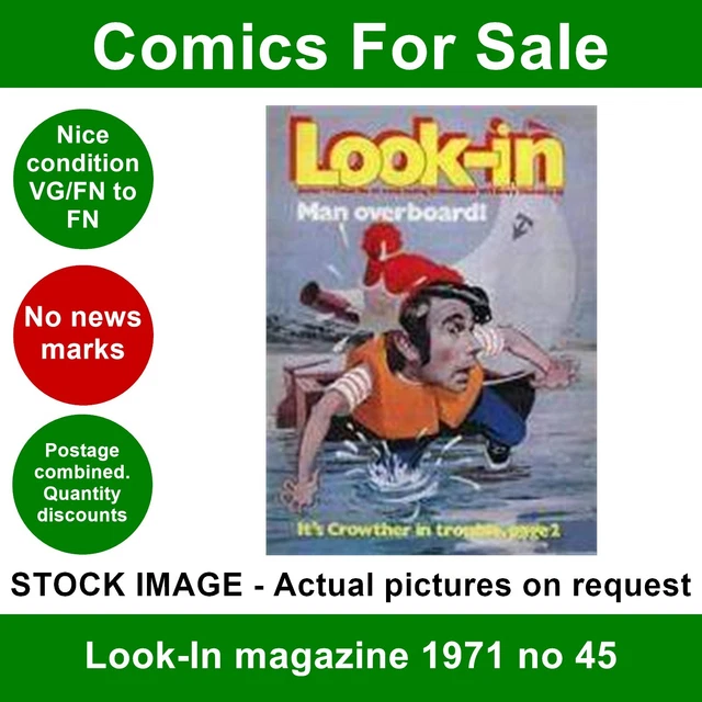 LOOK-IN MAGAZINE 1971 no 45 VG/FN clean - 13 November 1971 - Man ...
