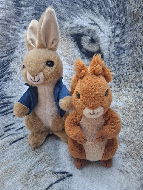 BEATRIX POTTER 11& Peter Rabbit & 8" Squirrel Nutkin Plush Toys £10.73 - PicClick UK