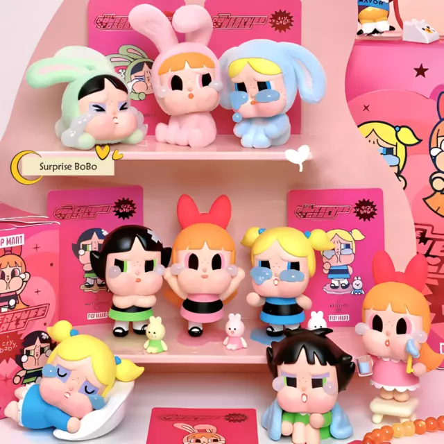 POP MART CRYBABY The Powerpuff Girls Series Confirmed Blind Box Figure ...