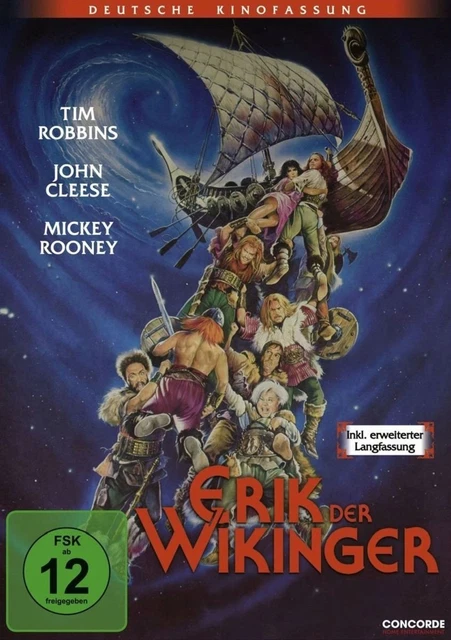 ERIK DER WIKINGER (DVD) Tim Robbins Eartha Kitt Terry Jones Mickey ...