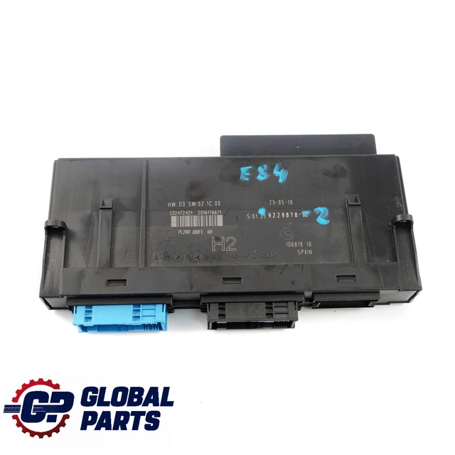 BMW X1 E84 ECU Body Control Module Junction Box H2 PL2RR JBBFE IIIR ...