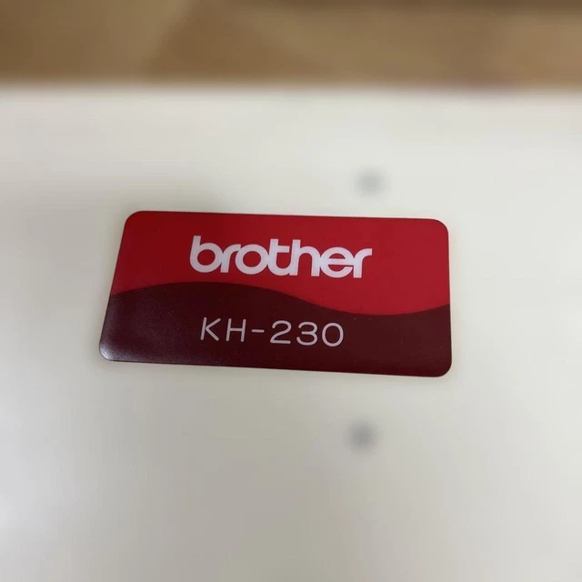 BROTHER KH-230 KNITTING Machine 9mm Pitch Wide Gauge Rare Vintage Clean ...