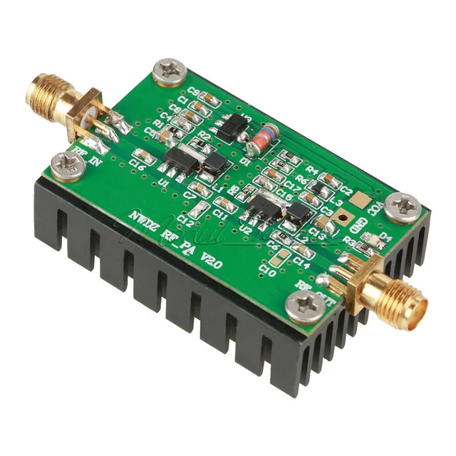 RF POWER AMPLIFIER 3W 2MHZ-700MHZ HF VHF UHF FM Transmitter For Ham ...