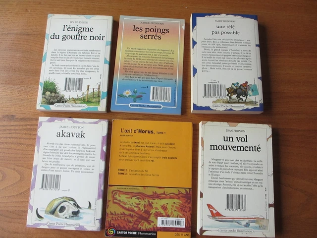 LOT DE 6 livres jeunesse collection « Castor Poche » de Flammarion EUR 12,50 - PicClick FR