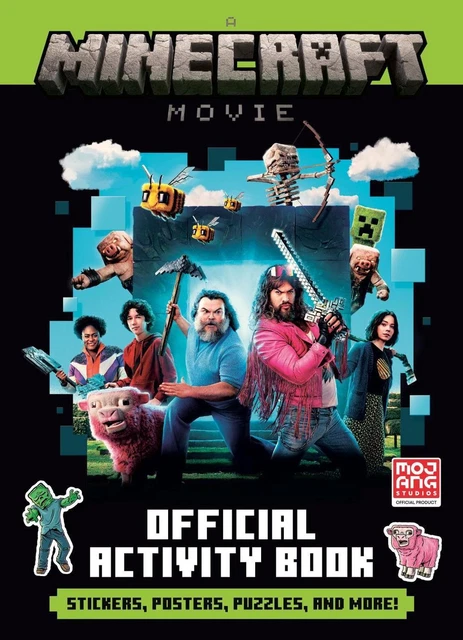 A MINECRAFT MOVIE Official Activity Book by Random House Paperback Book £16.02 - PicClick UK
