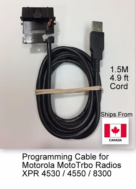 MOTOROLA MOTOTRBO USB Rear Programming Cable DGM8500e DGM5500e DGM8000e ...