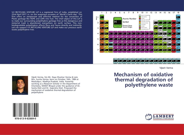 MECHANISM OF OXIDATIVE thermal degradation of polyethylene waste Vijesh ... MECHANISM OF OXIDATIVE thermal degradation of polyethylene waste Vijesh ...