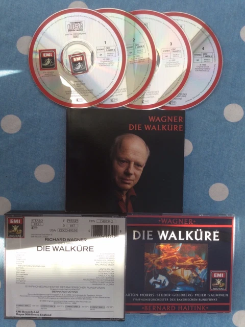 🌟DIE WALKURE🌟4XCD SET🌟WAGNER🌟HAITINK🌟OPERA🌟CLASSICAL🌟UK🇬🇧SELLER🌟 £34.95 ...