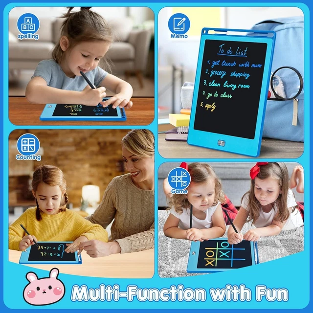 DRAWING PAD FOR Kids 8.5 Inch, LCD Writing Tablet for Kids Travel Games ...