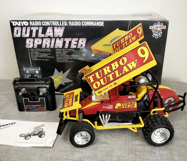 VINTAGE 1980S TAIYO Outlaw Sprinter Turbo Outlaw 9 RC Remote Control ...