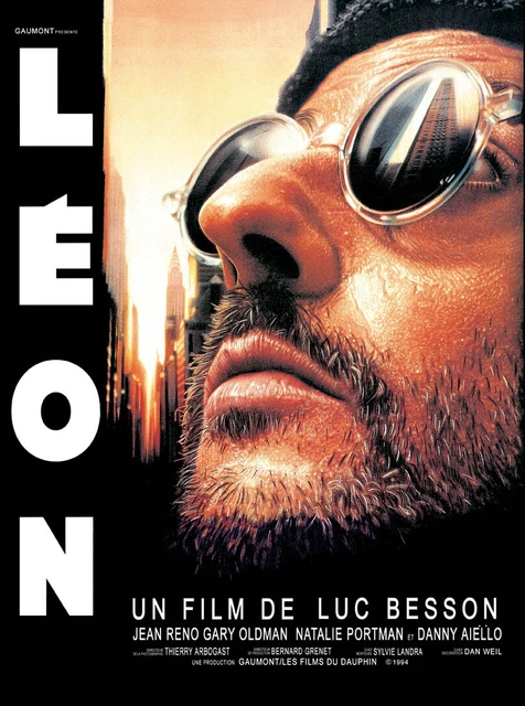LEON - AFFICHE de Cinéma - Poster du Film - Jean Reno - Luc Besson EUR ...