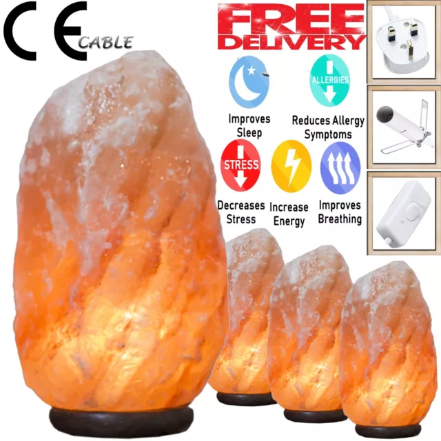 HIMALAYAN SALT LAMP Crystal Pink Rock Salt Lamp Natural Healing 100% ... HIMALAYAN SALT LAMP Crystal Pink Rock Salt Lamp Natural Healing 100% ...