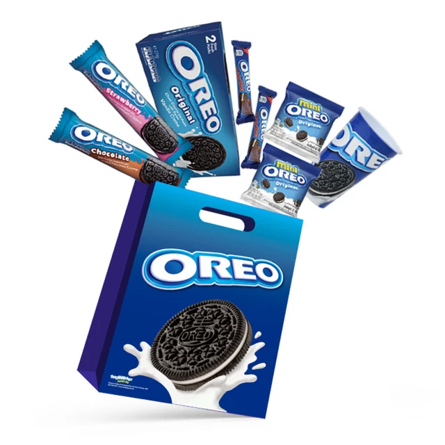 7PC OREO KIDS Showbag w/Original/Chocolate/Strawberry Cookie/Mini Pouch ...