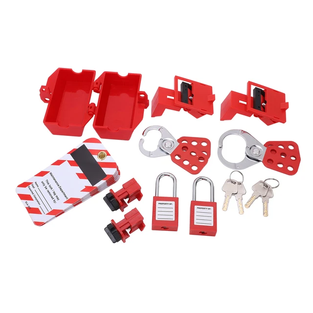 BREAKER LOCKOUT KIT Haspar Loto Heavy Duty Stainless Steel Electrical ...