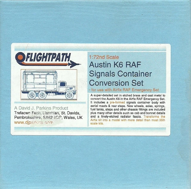 FLIGHTPATH UK 20MM (1/72) Austin K6 RAF Signals Container Conversion ...