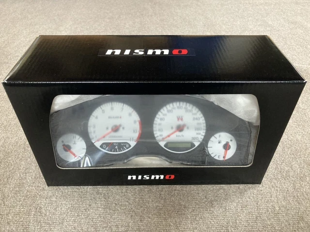 NISMO WHITE SPEEDOMETER Cluster For: Nissan Skyline R34 GTR M-Spec Nur ...