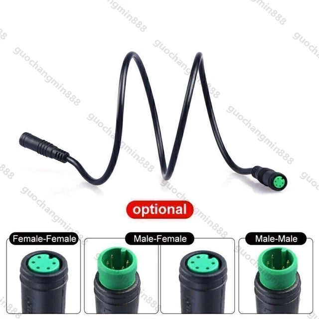 ELEKTROFAHRRAD EBIKE 5 Pin Display VerläNgerungskabel Stecker für ...