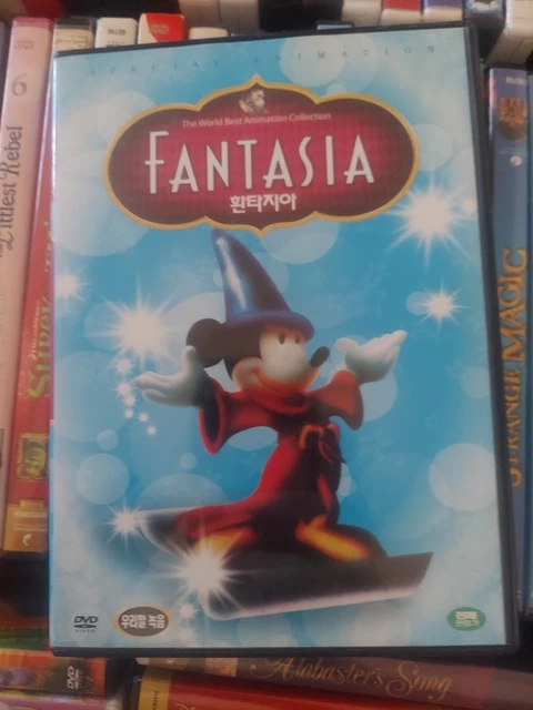 RARE FANTASIA (DVD, 2003) Disney, KOREAN & ENGLISH, Full Screen RARE ...