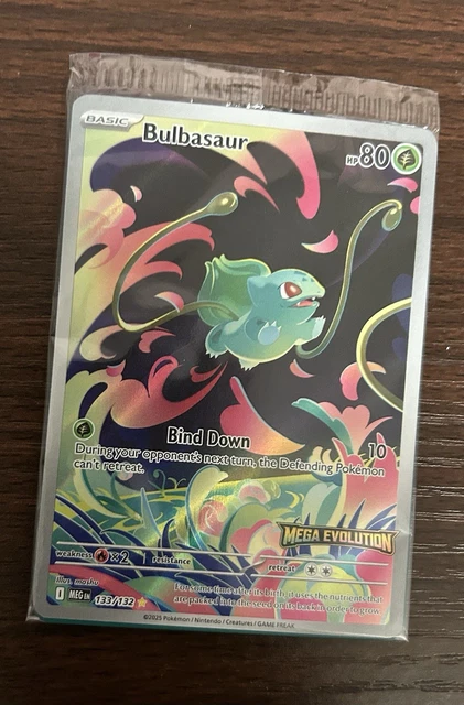 2025 POKÉMON TCG Bulbasaur Mega Evolution Stamped (SEALED) $36.90 ...