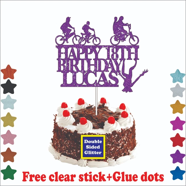 STRANGER THINGS CAKE Topper Personalised Choose Your Name & Age Cake ...