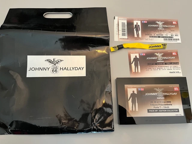 PACK VIP JOHNNY Hallyday Tour 66 au Stade de France - Très rare ! EUR ...