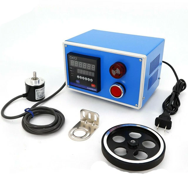DIGITAL LENGTH COUNTER Roller Wheel Meter Counter Measuring Unit ...
