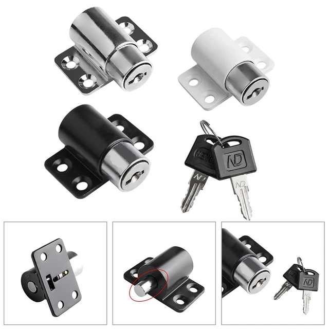 SLIDING DOOR LOCK Patio With Key Frame Catch Protection Safety Security ...