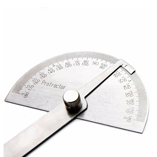 PRECISION ROTARY PROTRACTOR with Tightening Screw to Secure Angle ...