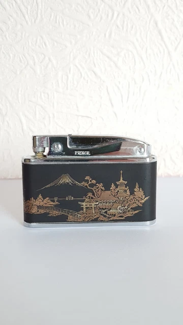 VINTAGE PRINCE MUSELITE MUSICAL LIGHTER - Pat No 2347541-2 - Mount Fuji ...