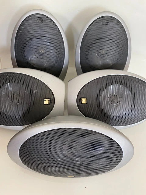KEF HTC1001 CENTRE with HTS1001 HiFi Satellite Speakers System inc ...