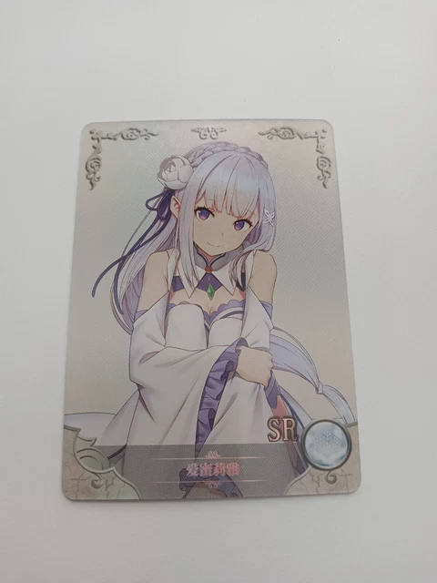 GODDESS STORY WAIFU Card TCG | Emilia - Re:Zero | SR | NS-2M08SR-01 EUR 4,36 - PicClick FR