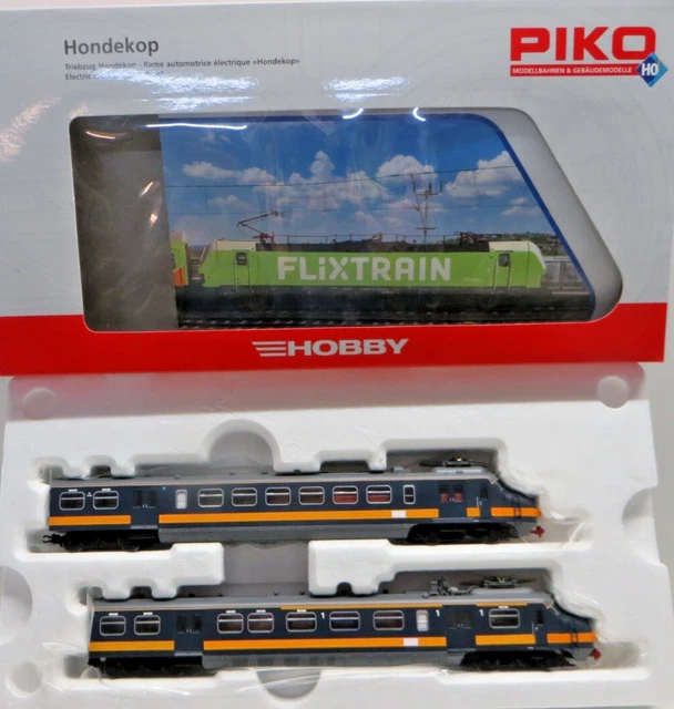 PIKO 57573 H0 DC Elektrotriebwagen "Hondekop" BENELUX NS 1208 ...