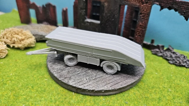 GERMAN PONTOON WAGON PF-11 Wehrmacht Transporter WW2 Model Kit 1/87 1/ ...