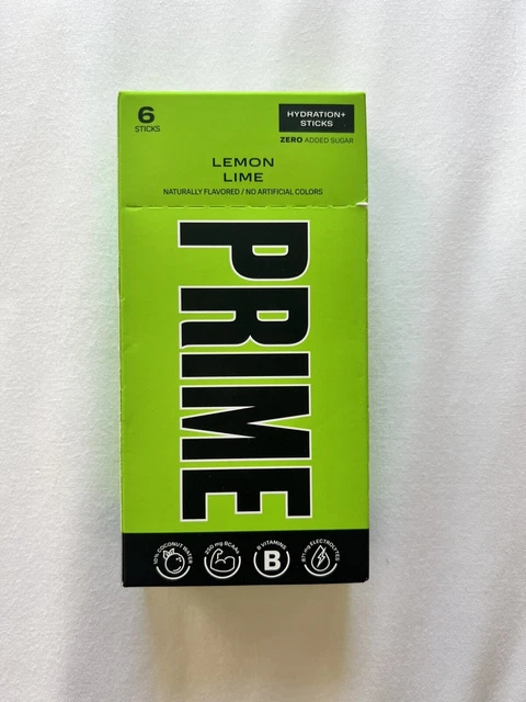 PRIME HYDRATION DRINK Sachet Sticks KSI Logan Paul LEMON LIME - Box Of ...