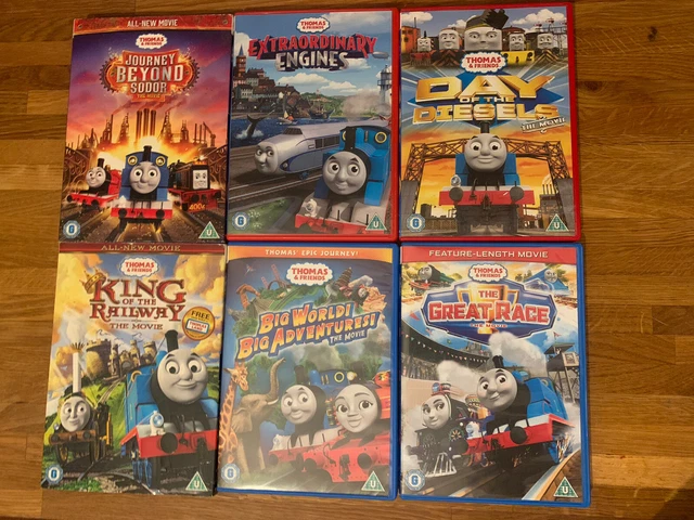 THOMAS THE TANK Engine and Friends DVD Bundle 6 Movies £18.00 - PicClick UK