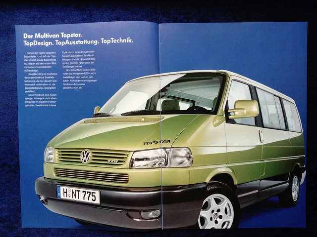 VW BUS T4 Multivan Topstar Prospekt 8.1997.....Sondermodell EUR 13,99 ...