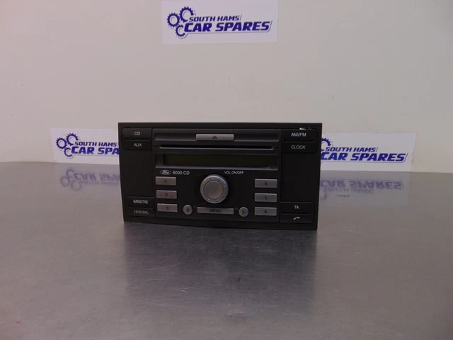 FORD CONNECT STEREO CD Player Head Unit Transit 05-09 WITH CODE Fiesta ...