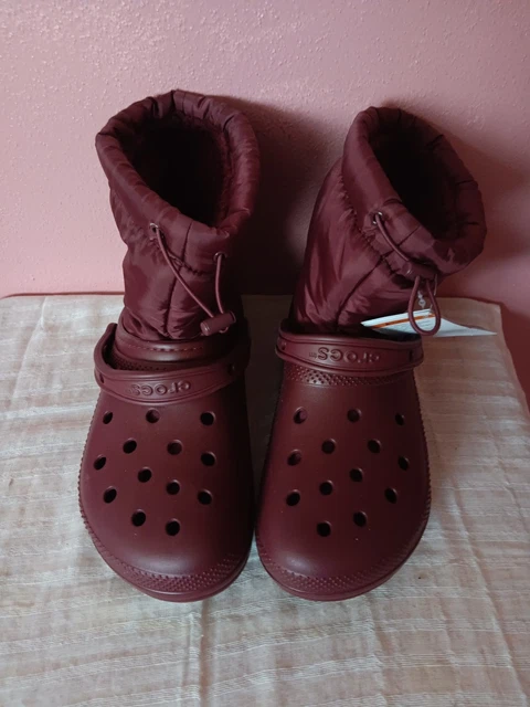 CROCS CLASSIC NEO Puff Lined Boots Black Size 10 Men 12 Women NWT ...