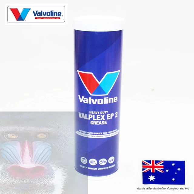 VALVOLINE VALPLEX EP 2 Extreme Protection NLGI No.2 Bearing Grease 450G ...