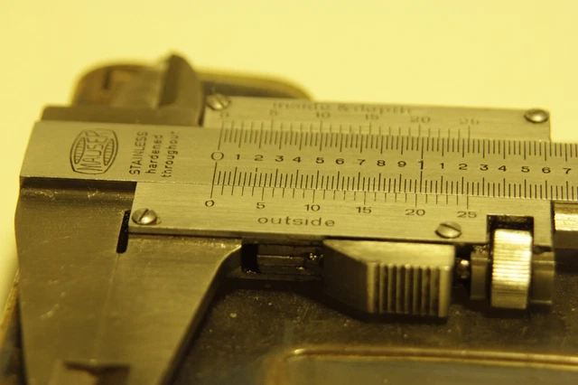 MAUSER 7& VERNIER Slide Calipers - Post WW2 - Imperial Scale £40.00 ...