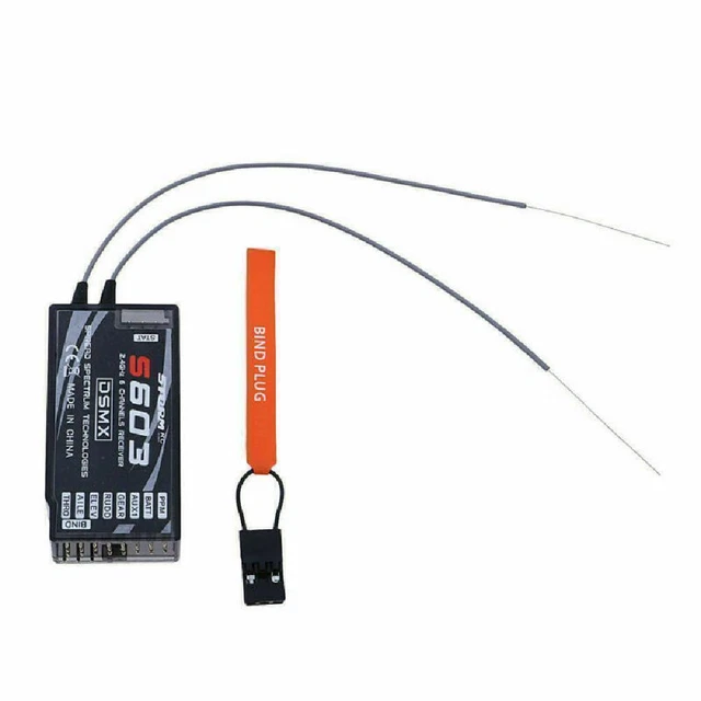 FOR JR SPECTRUM DSM-X DSM2 Transmitter Two Modes S603 Receiver 6CH 2 ...